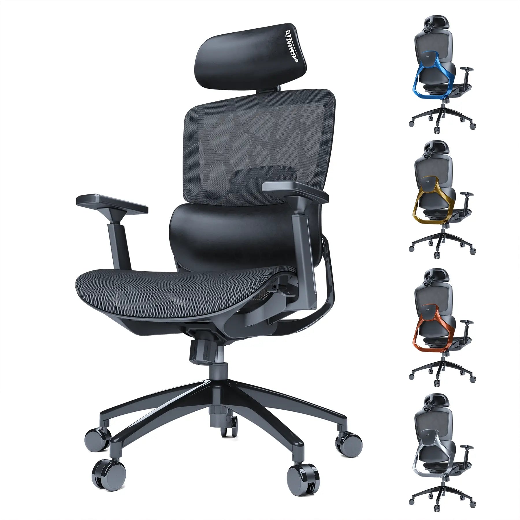 EVO Office Chair | Ergonomic Mesh Chair | GT Omega – GT Omega UK