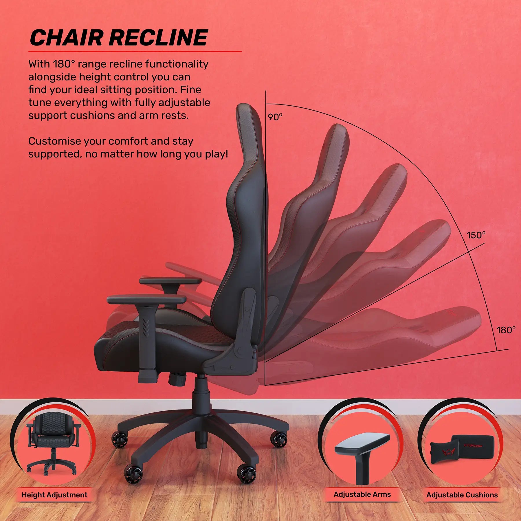 PRO Series Gen 2.0 | Leather and Fabric Gaming Chairs | GT Omega – GT ...